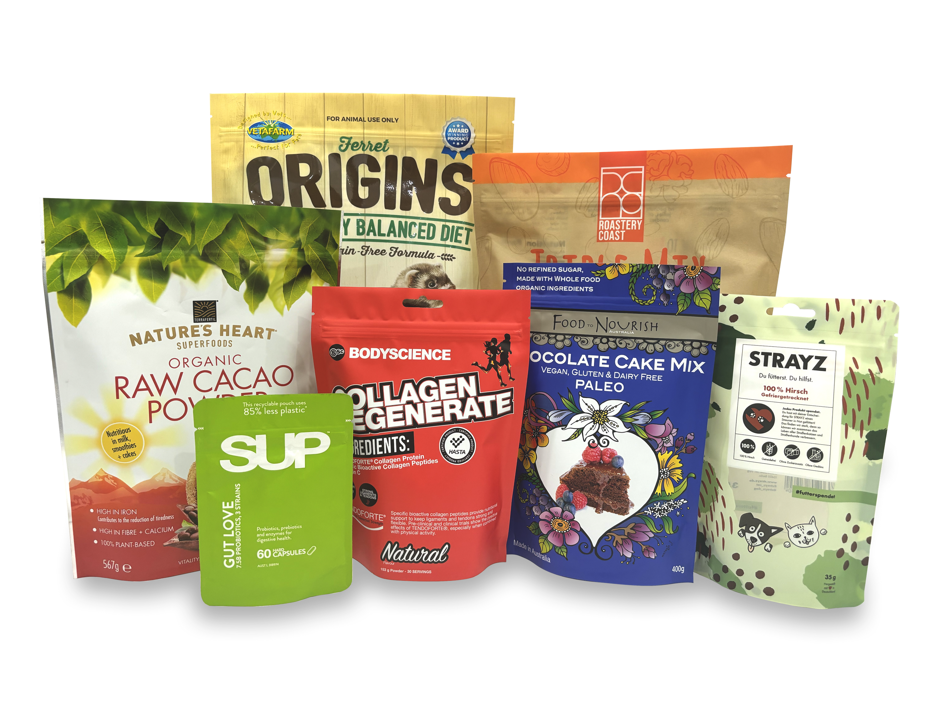 Stand Up Pouches Australia - Titan Packaging